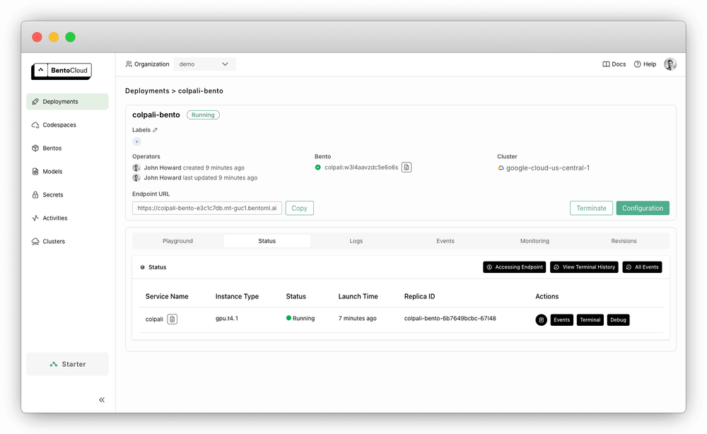 Deploying ColPali with BentoML