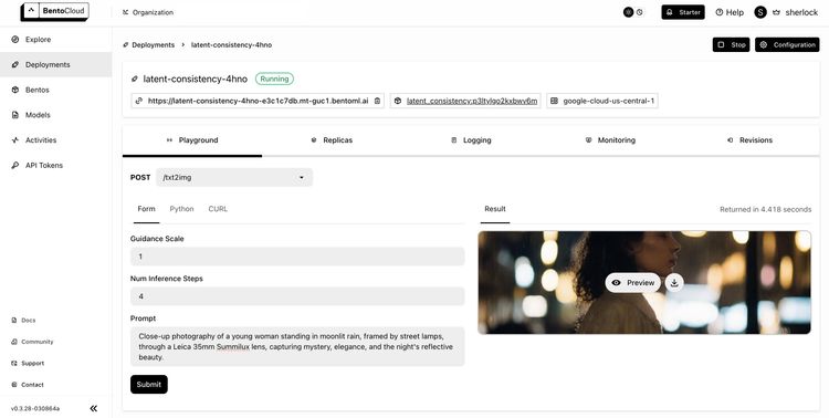 Deploying Stable Diffusion XL with Latent Consistency Model LoRAs on ...